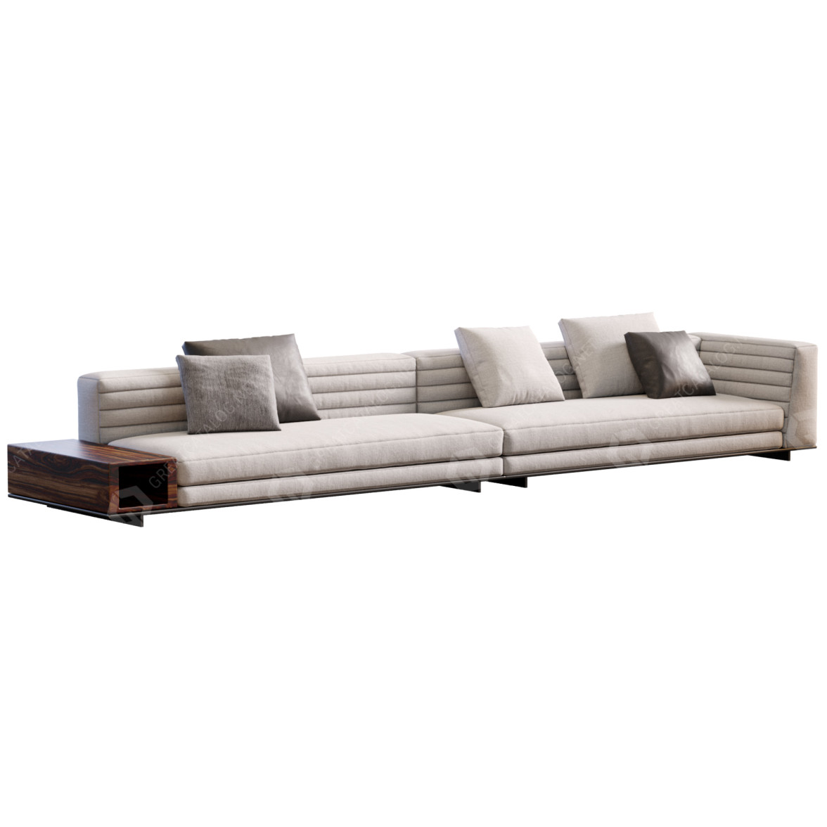 Sofas Minotti Roger 3D model - GreatCatalog 16364
