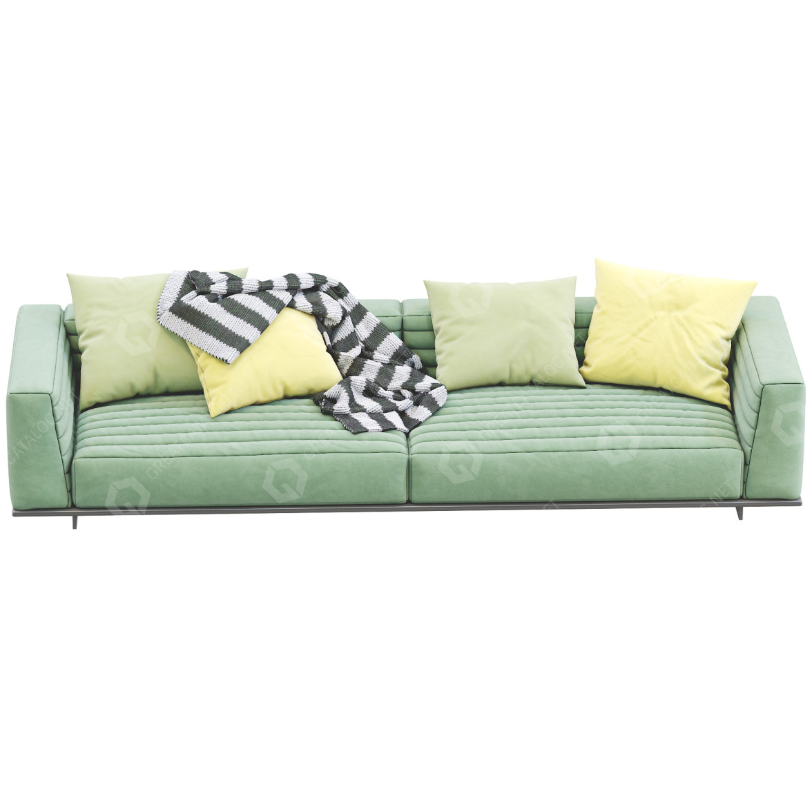 Sofa Minotti Roger Green 3D model - GreatCatalog 16399
