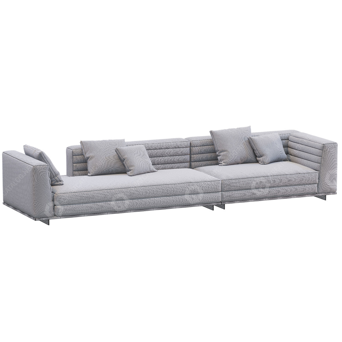 Sofa Minotti Roger Leather 3D model - GreatCatalog 16408