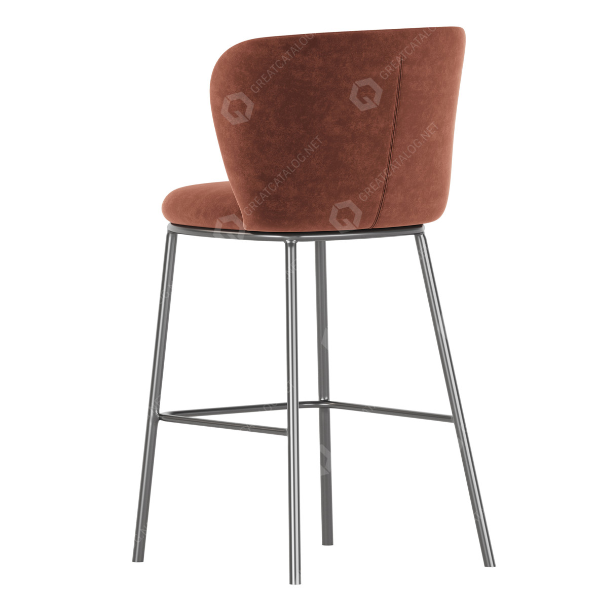 Bar Stool Kave Home Ciselia 3D model - GreatCatalog 16652