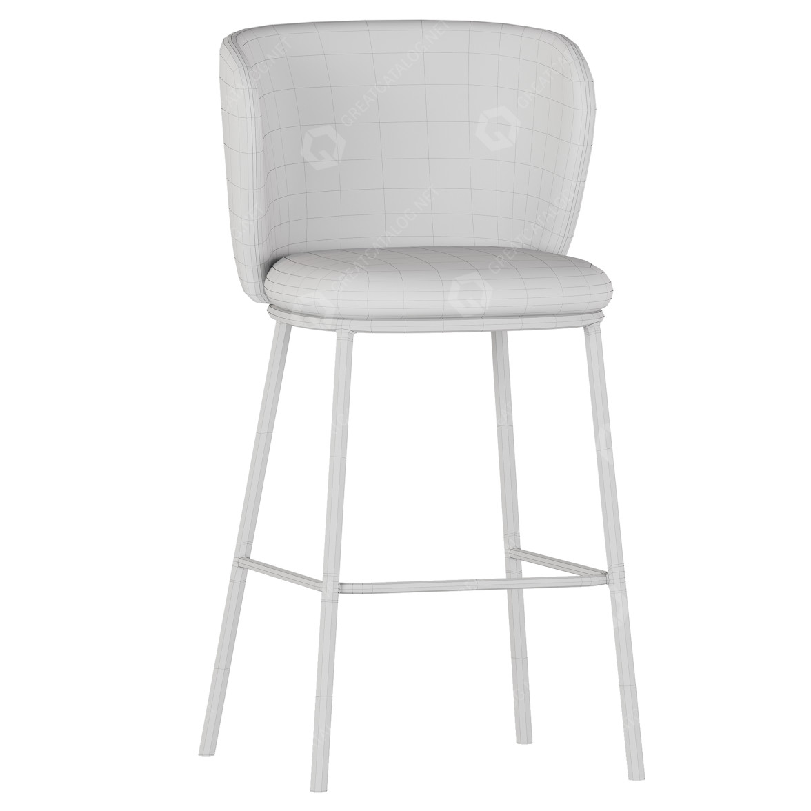 Bar Stool Kave Home Ciselia 3D model・Download 3D models