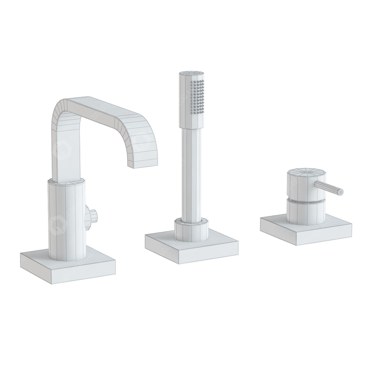 Faucet Grohe Allure 19316000 3D model - GreatCatalog 16679