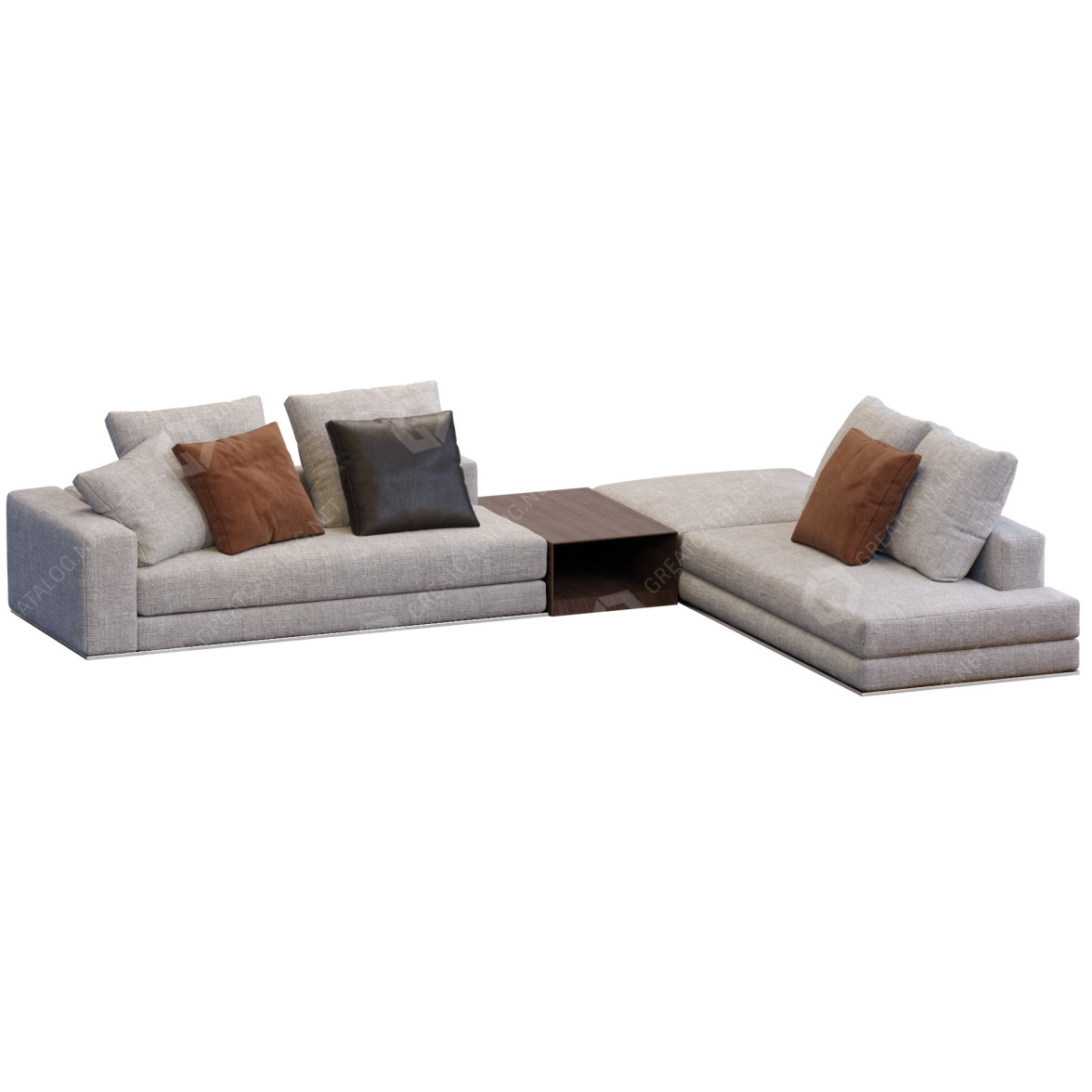 Sofa Minotti Hamilton 3D model - GreatCatalog 16765