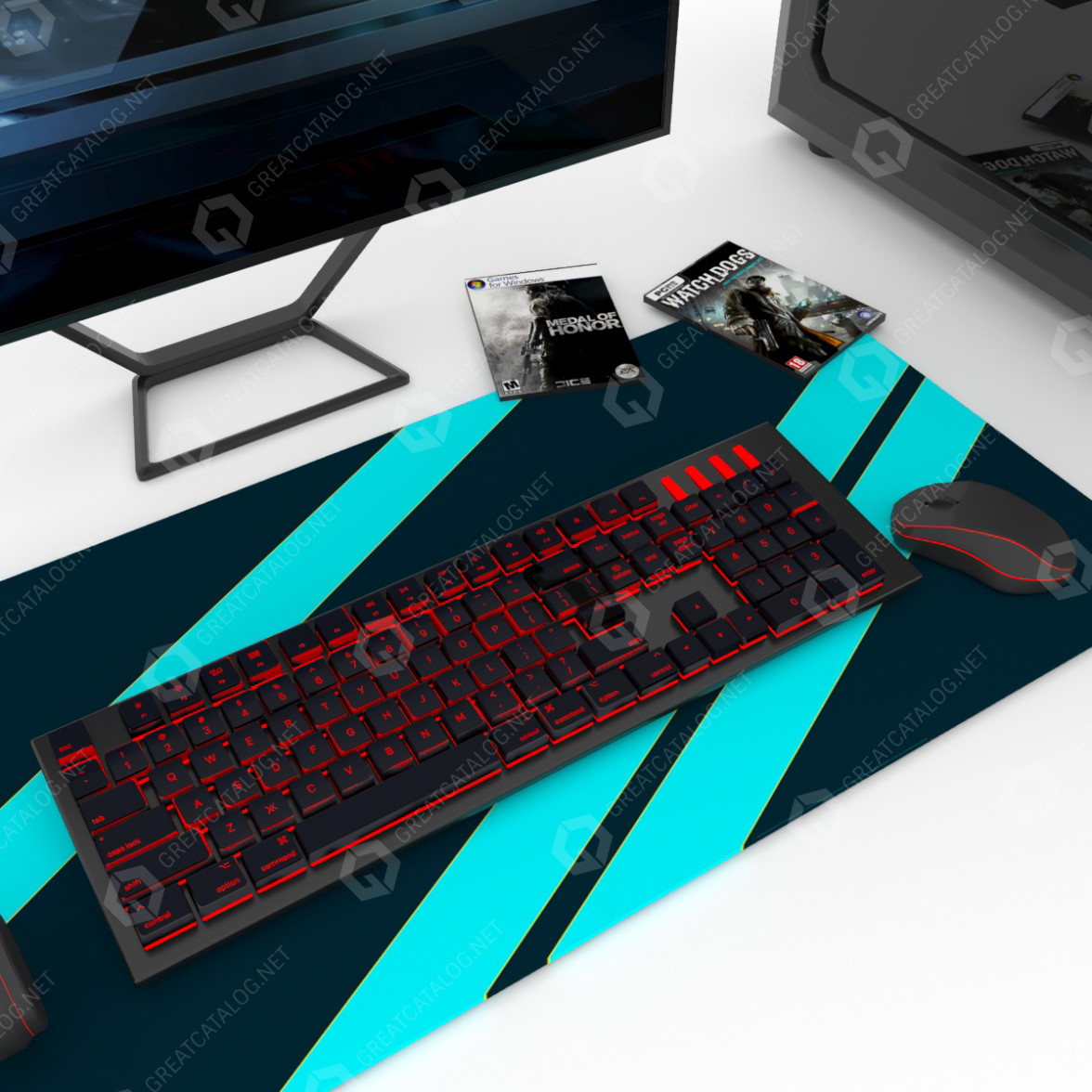 Computer PC Gamer 05 3D model - GreatCatalog 16833