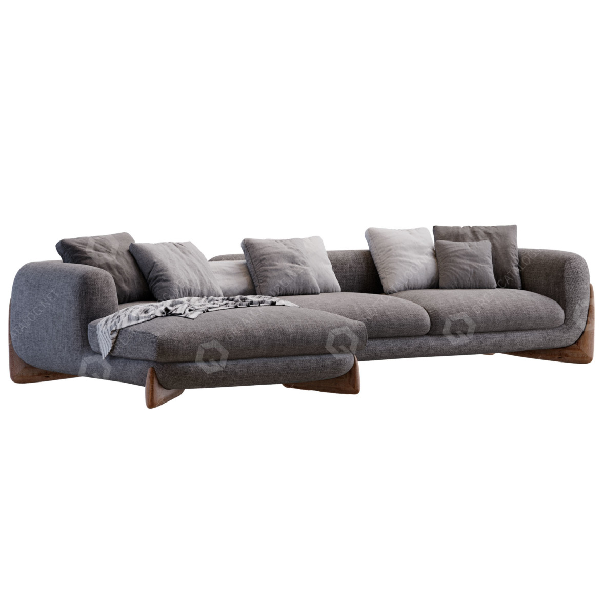 Sofa Porada Softbay 3D model - GreatCatalog 16900