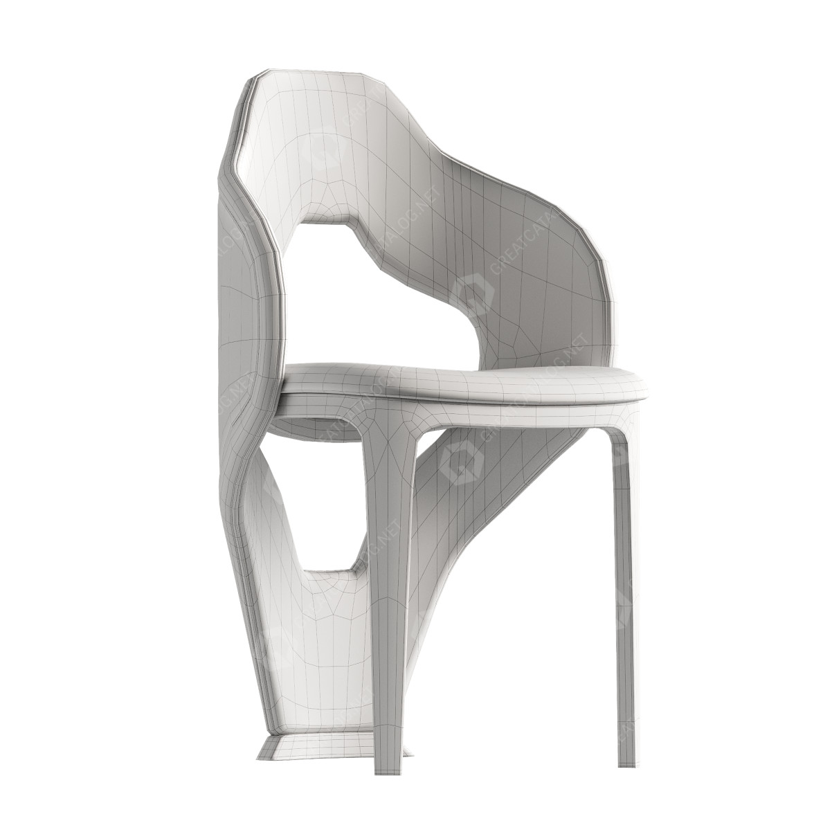 Table and Chairs Elve Luxury Botega Dinnig Room Set 3D model - GreatCatalog 17060