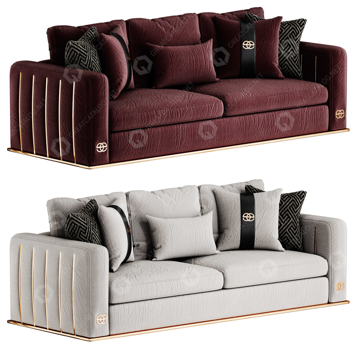 Sofa Elve Luxury Loren 3D model・Download 3D models