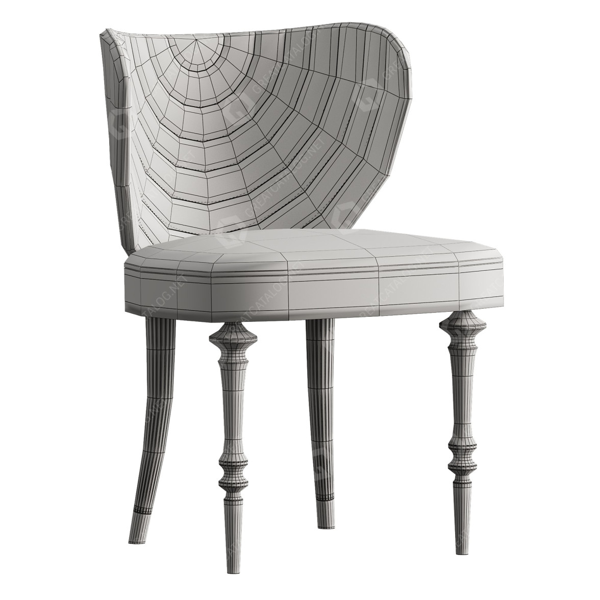 Table and Chairs Elve Luxury Arven Dinning Room Set 3D model - GreatCatalog 17257