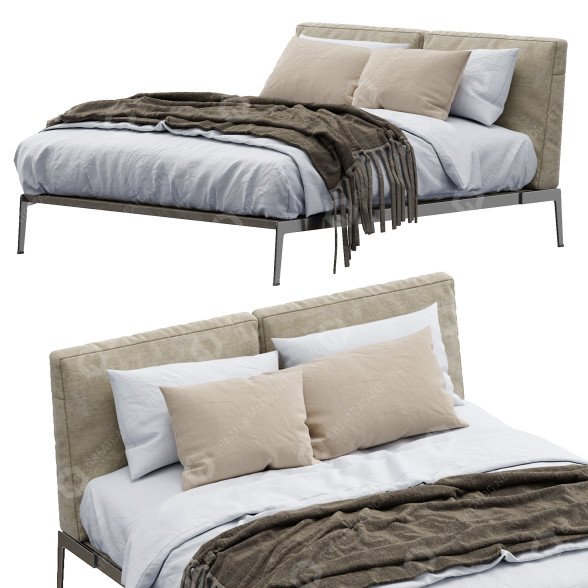 Bed Flexform Lifesteel 3D model・Download 3D models