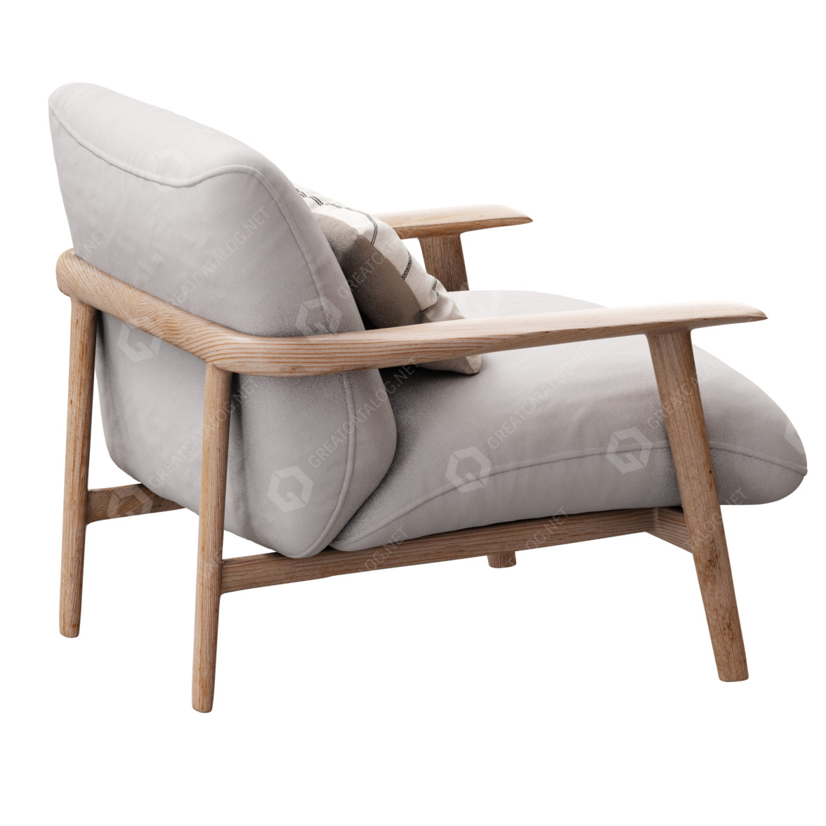 Armchair Bernhardt Ravel 3D model - GreatCatalog 17399