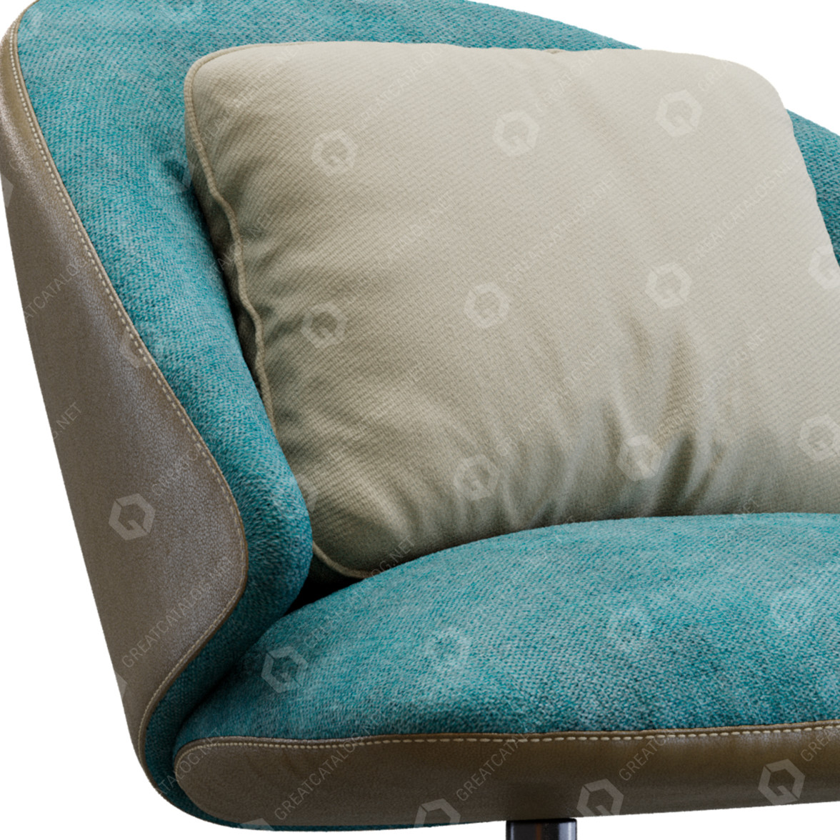 Armchair Desiree Koster 3D model - GreatCatalog 17486