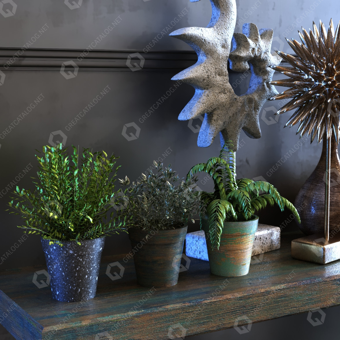 Decor Set 097 3D model・Download 3D models・Great Catalog