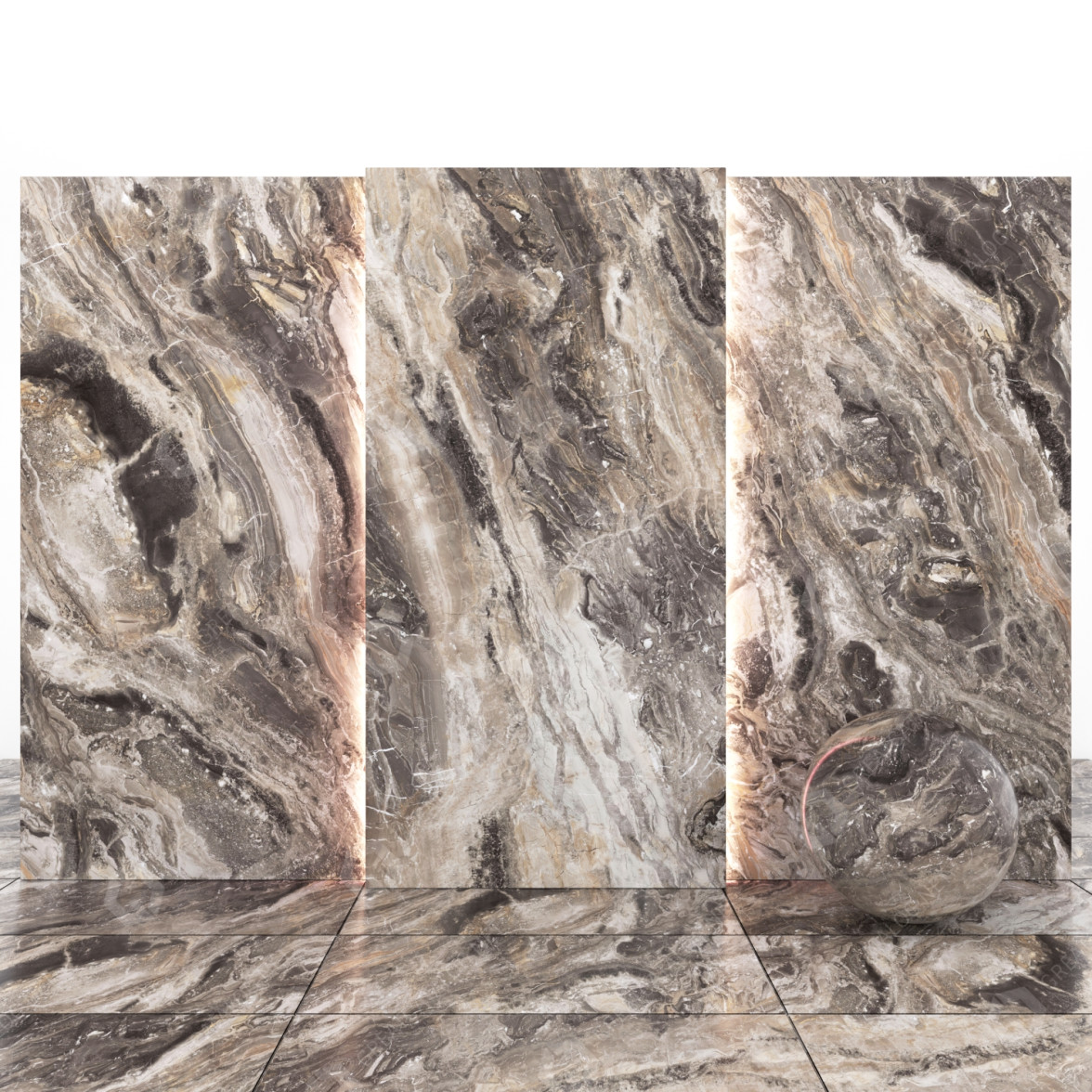 Tile Orobico Marble 01 3D model - GreatCatalog 18514