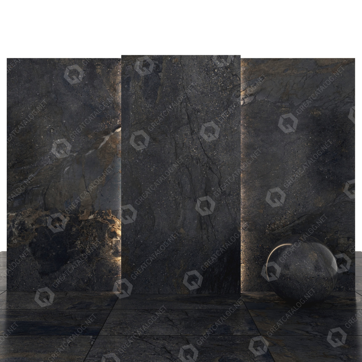 Tile Manhattan Stone 01 3D model - GreatCatalog 18686