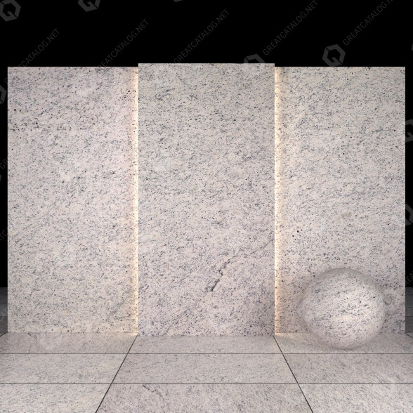 Tile Dallas White Granite 01 3D model - GreatCatalog 18724