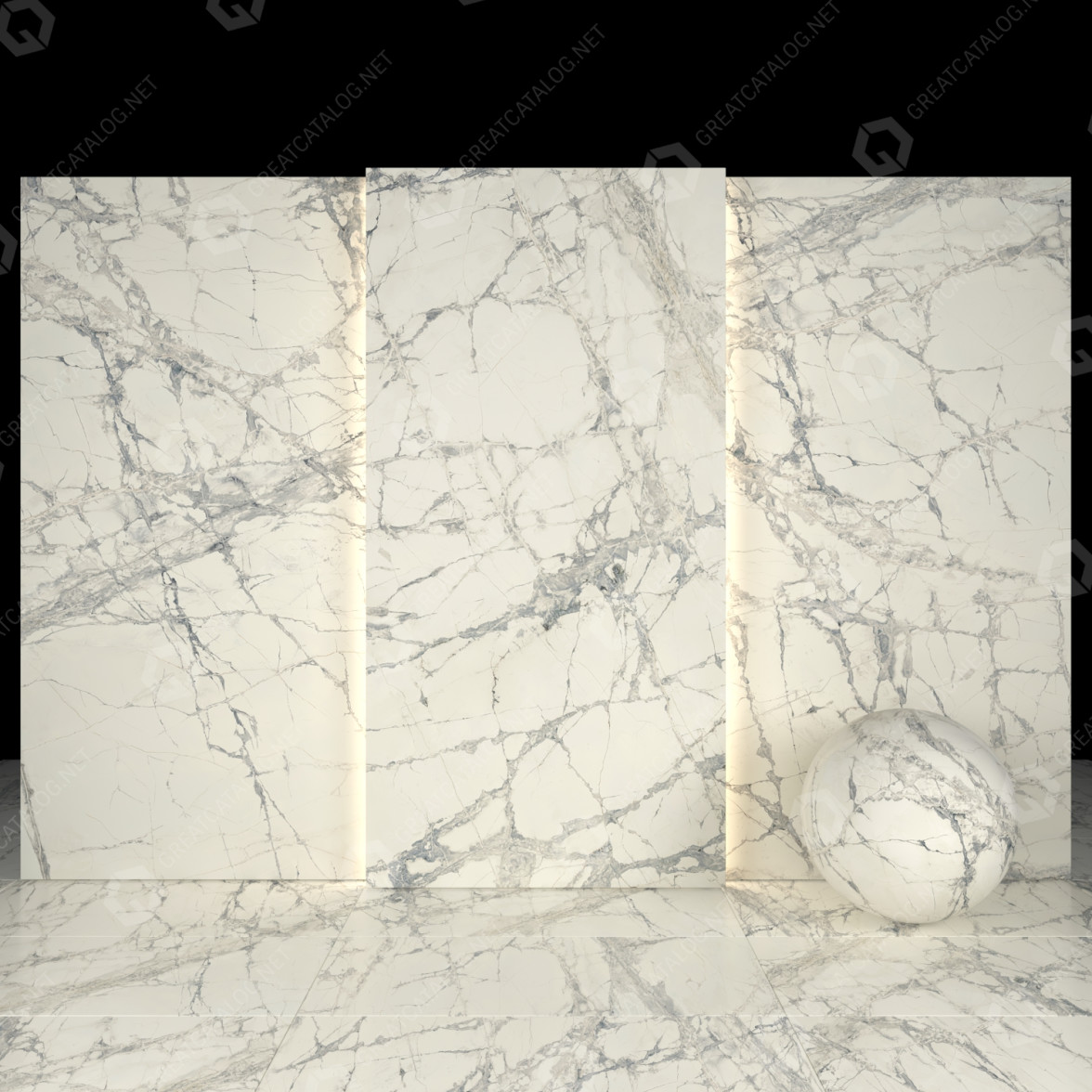 Tile Mountain Treasure Marble 3D model - GreatCatalog 19028