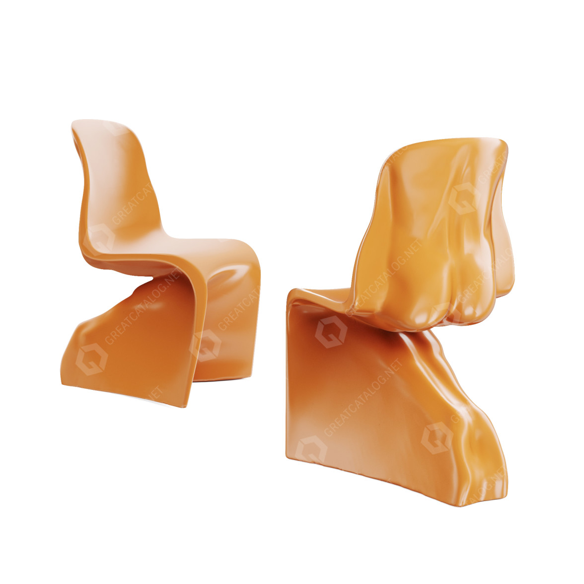 Chair Horm Casamania Him & Her Lucida 3D model - GreatCatalog 1820