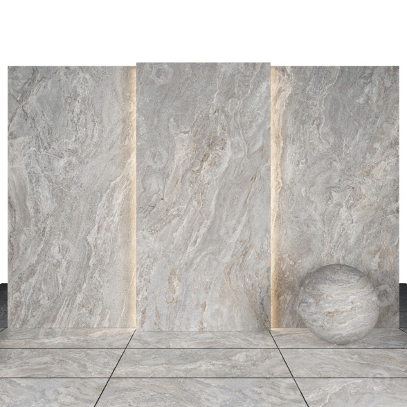 Tile Prime Gray Stone 3D model - GreatCatalog 19784