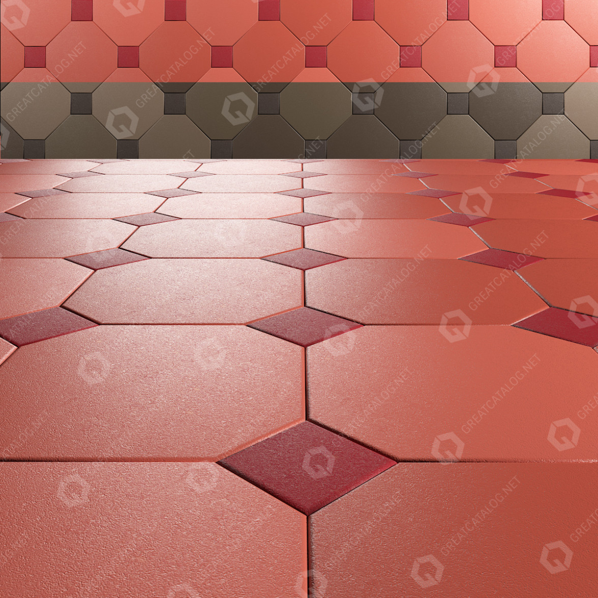 Tile Floor 3 3D model・Download 3D models・Great Catalog - GreatCatalog 19974