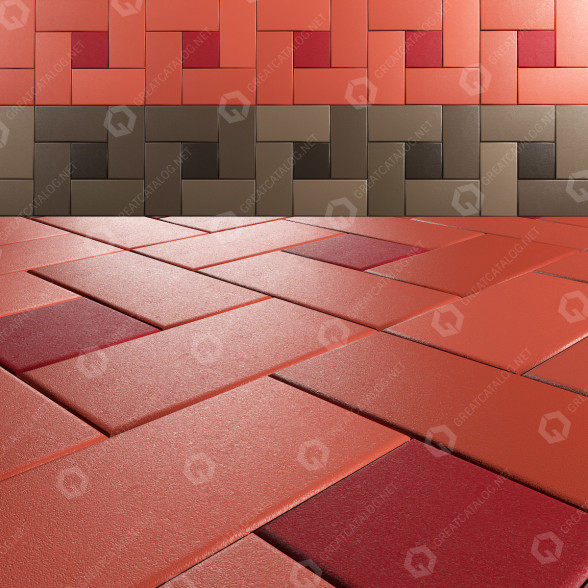 Tile Floor 4 3D model・Download 3D models・Great Catalog - GreatCatalog 19975