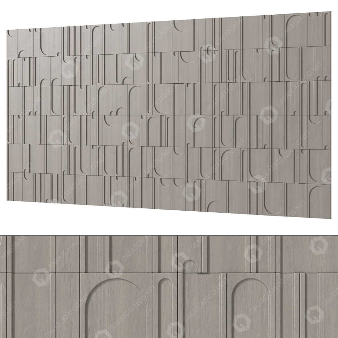 Wall Panel Decorative wall 309 3D model - GreatCatalog 19985