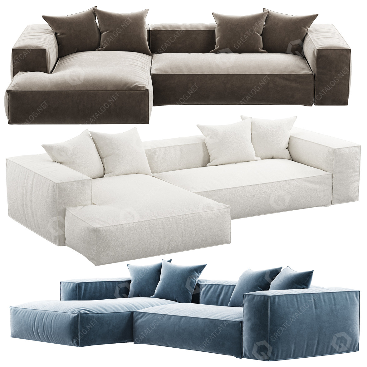 Sofa Fest Dunbar 3D model・Download 3D models・Great Catalog ...