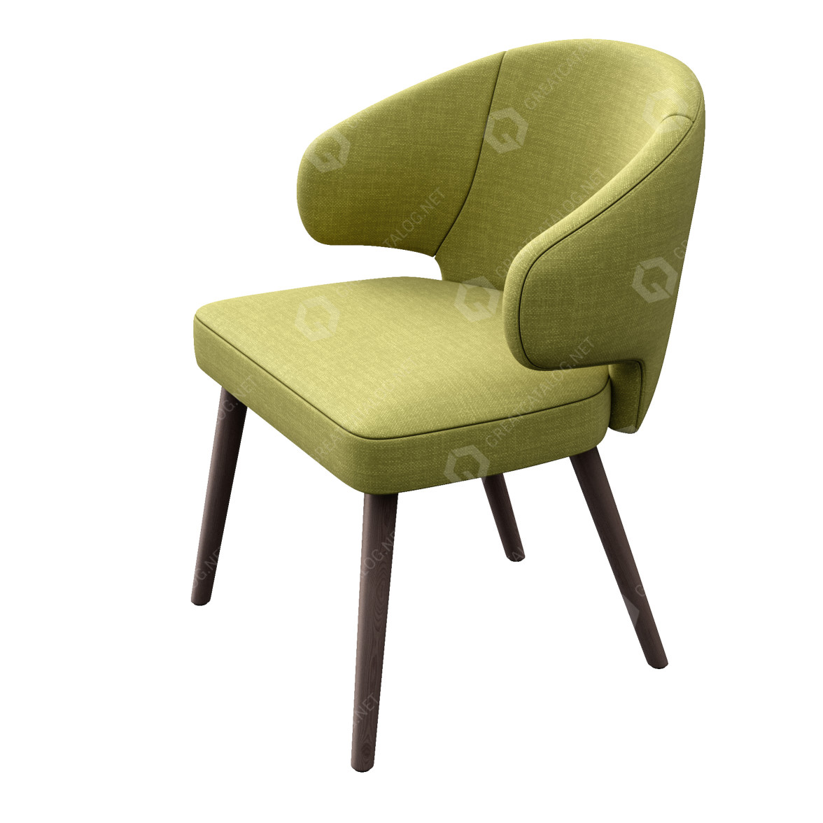 Armchair Minotti Aston 3D model - GreatCatalog 20150