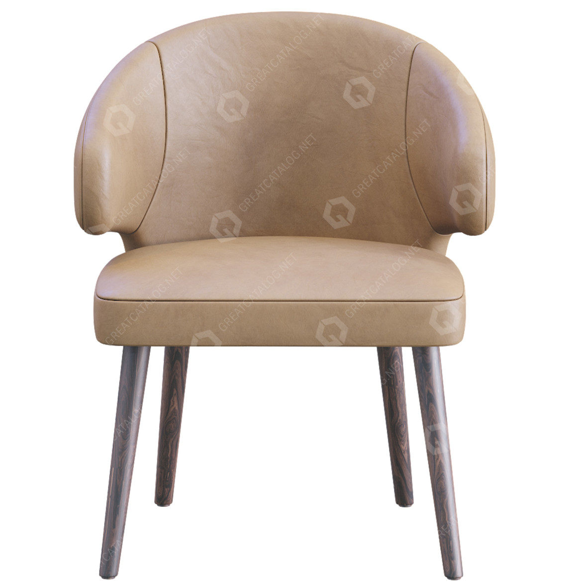 Armchair Minotti Aston Leather 3D model - GreatCatalog 20151