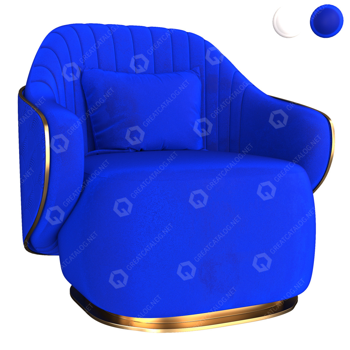 Armchair Visionnaire Adele 3D model - GreatCatalog 20207