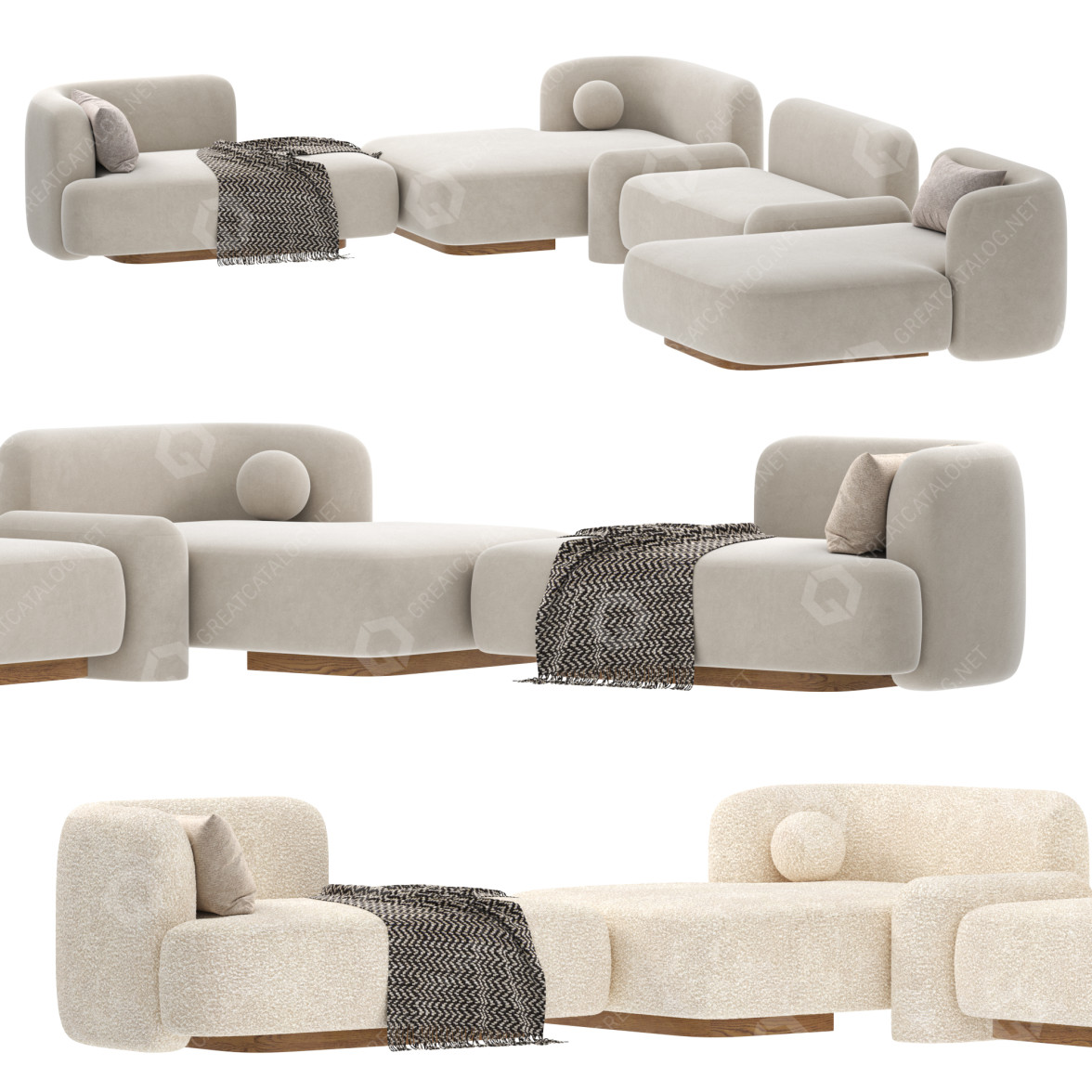 Sofa Kooku Pop 3D model・Download 3D models・Great Catalog