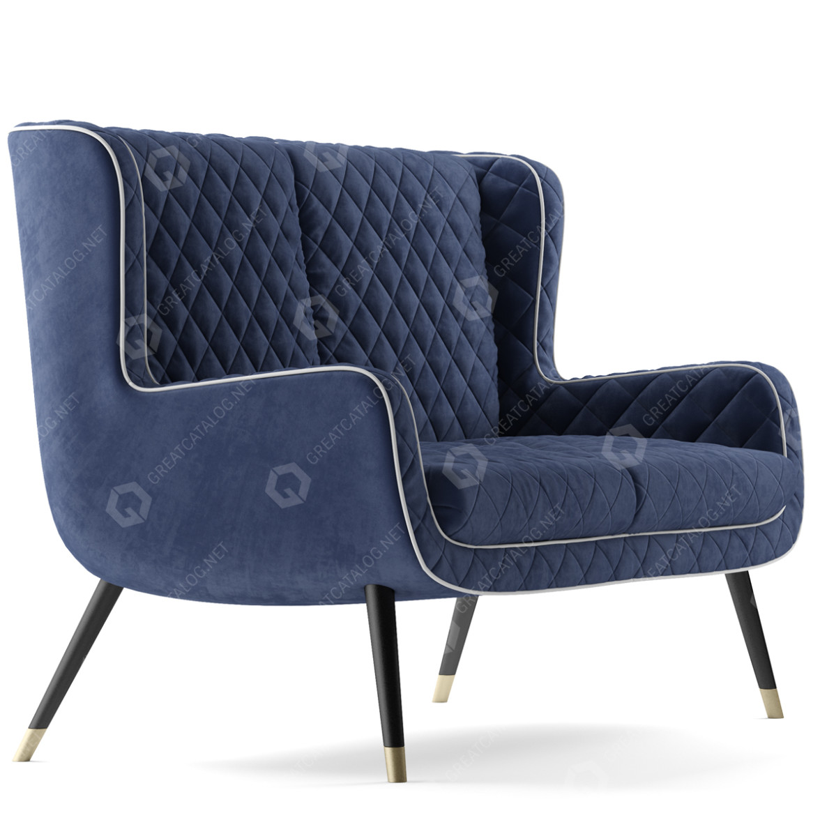 Sofa Baxter Dolly 3D model・Download 3D models・Great Catalog - GreatCatalog 20416