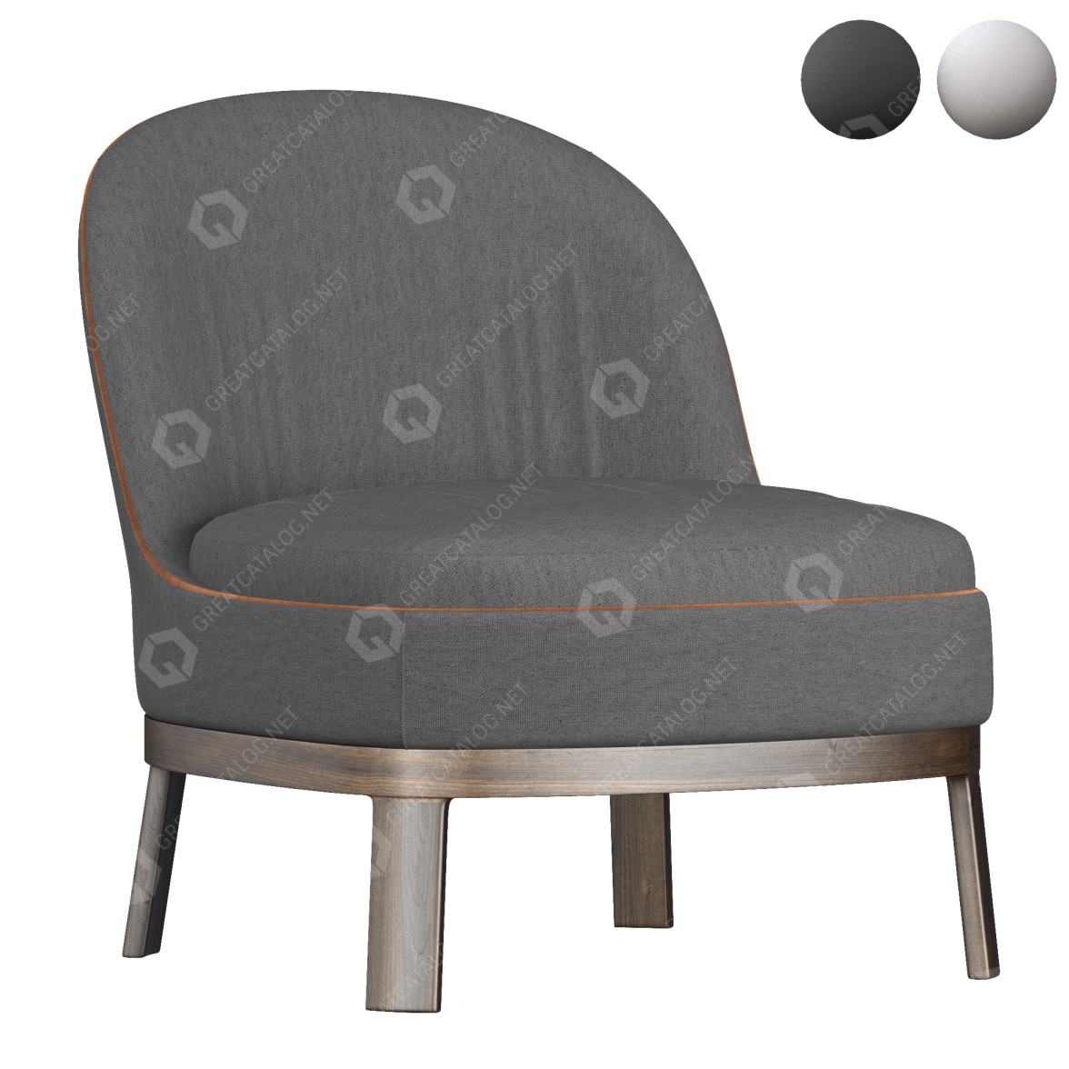 Armchair Flexform Dragonfly 3D model - GreatCatalog 20512