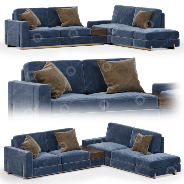 Sofa Aster Mario 3D model・Download 3D models・Great Catalog ...