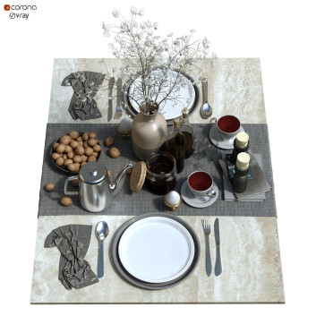 Table runners 3D models - GreatCatalog