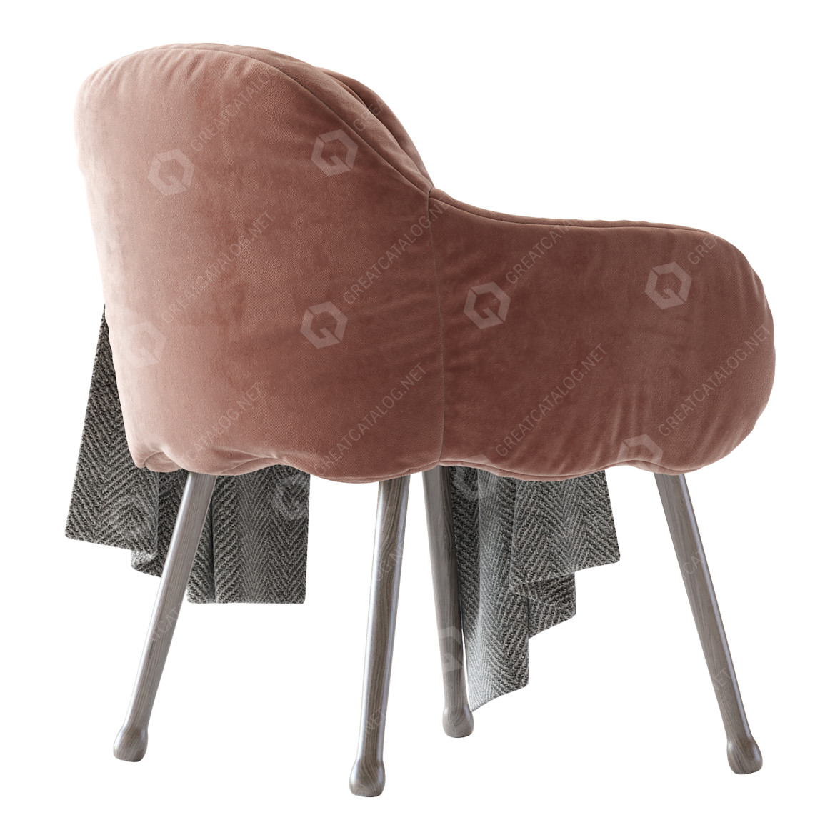 Chair Corolla 270 White by Billiani 1911 3D model - GreatCatalog 21339