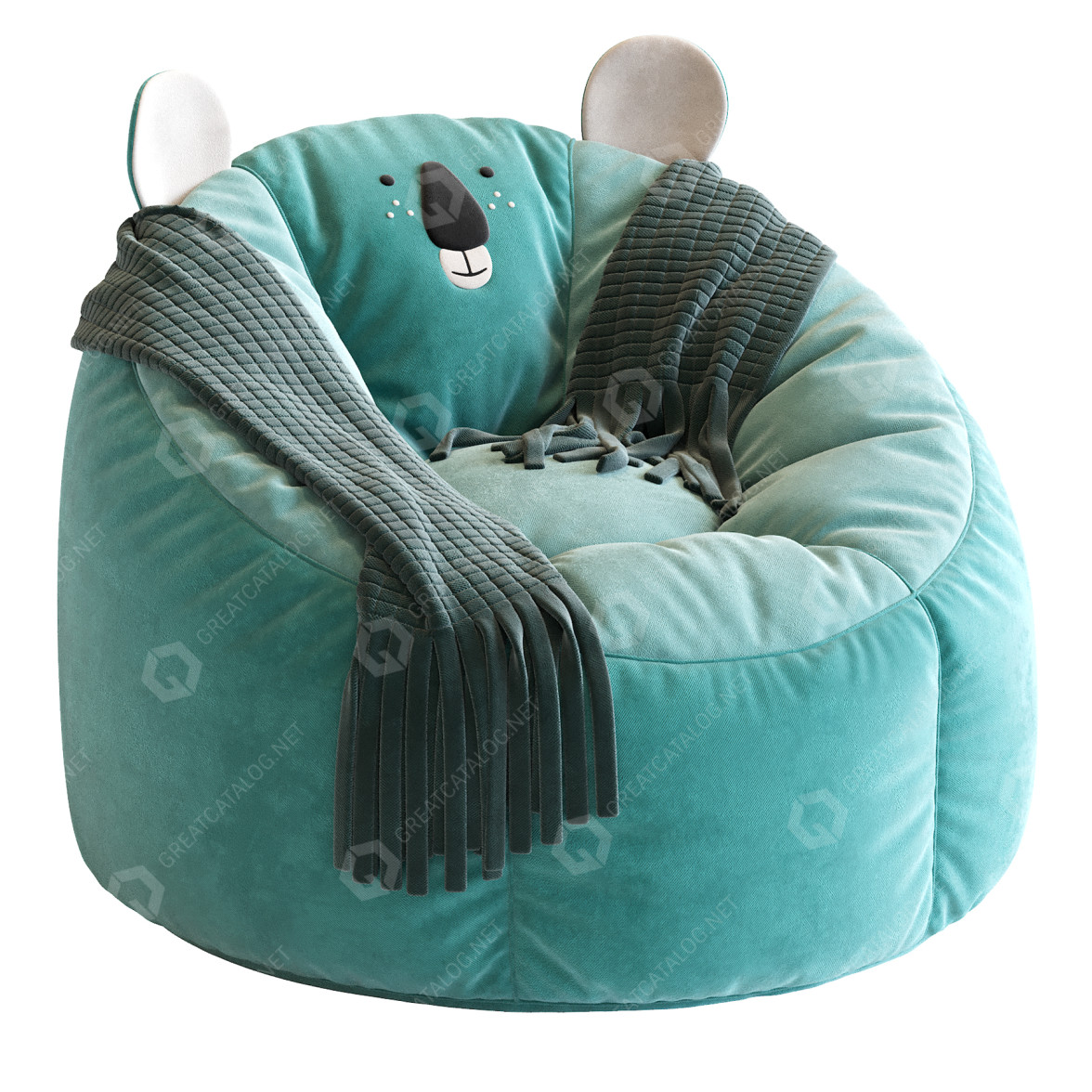 3D model Bag Chair Koala Bean