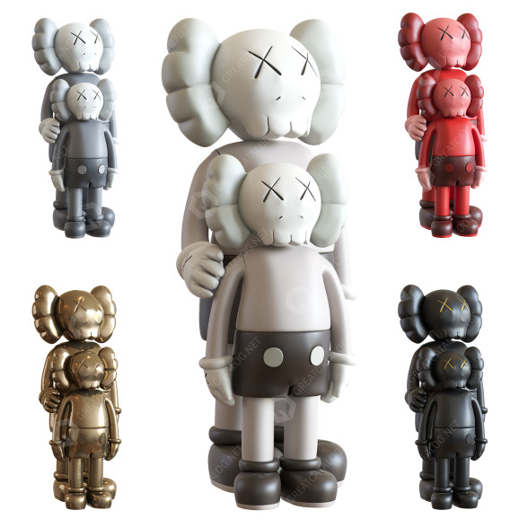 Statuette Kaws Artist Reveals 3D model - GreatCatalog 21513