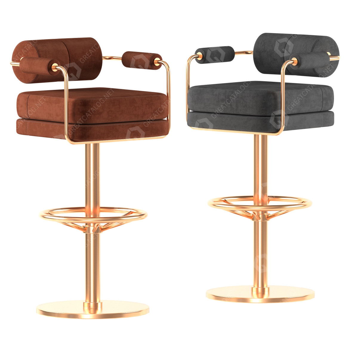 Bar Stool Mezzo Collection Anderson 3D model #21551 | GreatCatalog