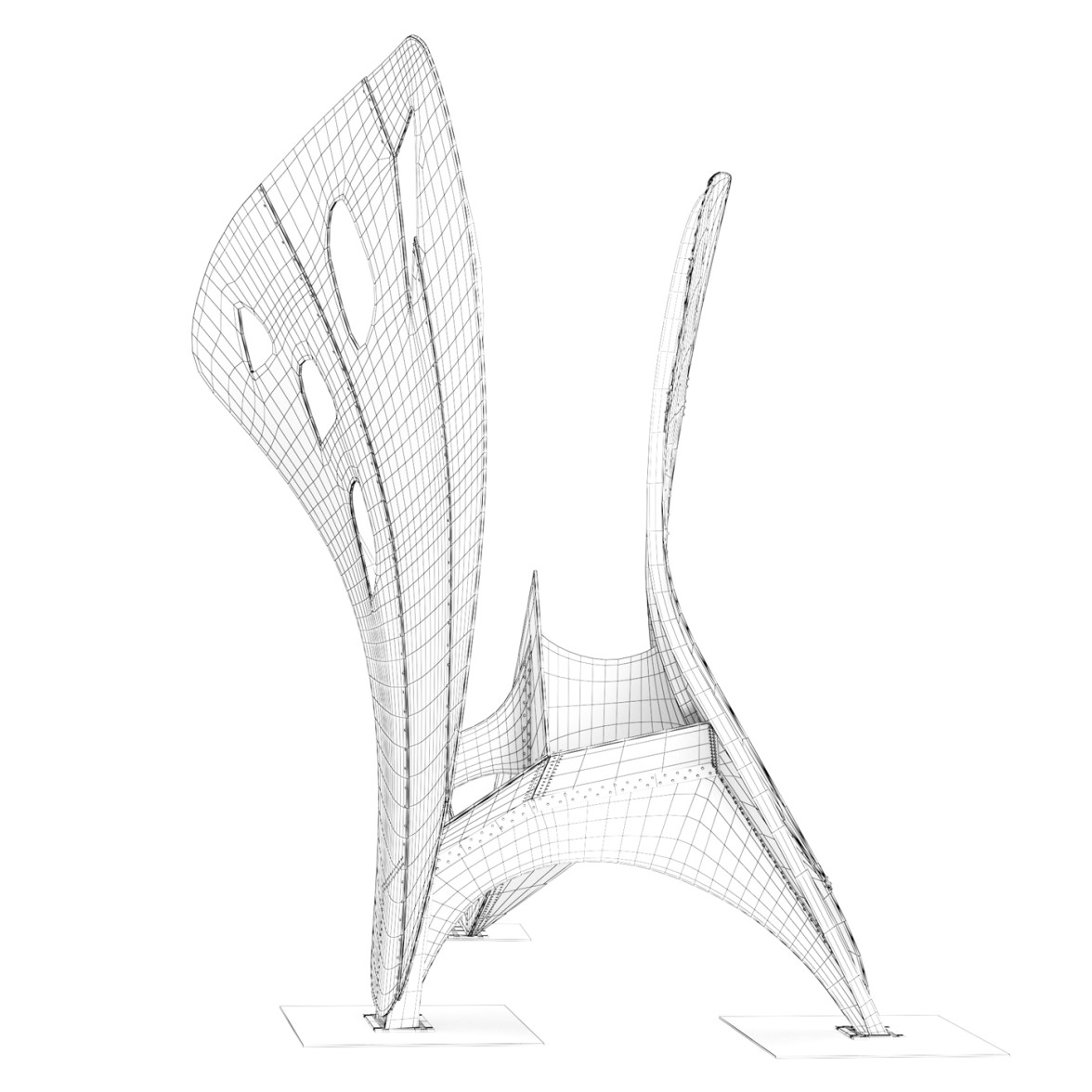 Sculpture Flying Dragon by Alexander Calder 3D model #21985 | GreatCatalog