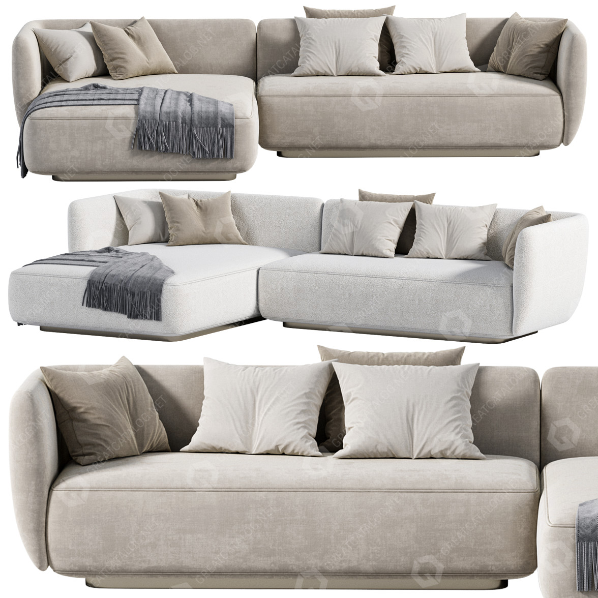 Sofa MDF Italia Cosy 3D model - GreatCatalog 21995