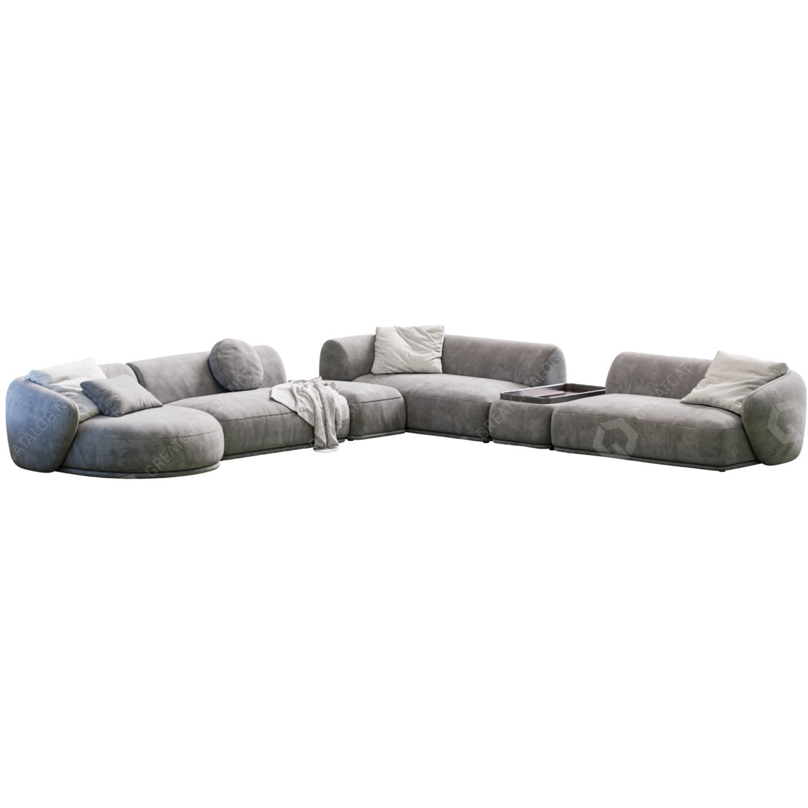 Sofa Meridiani Rene 3D model - GreatCatalog 22076