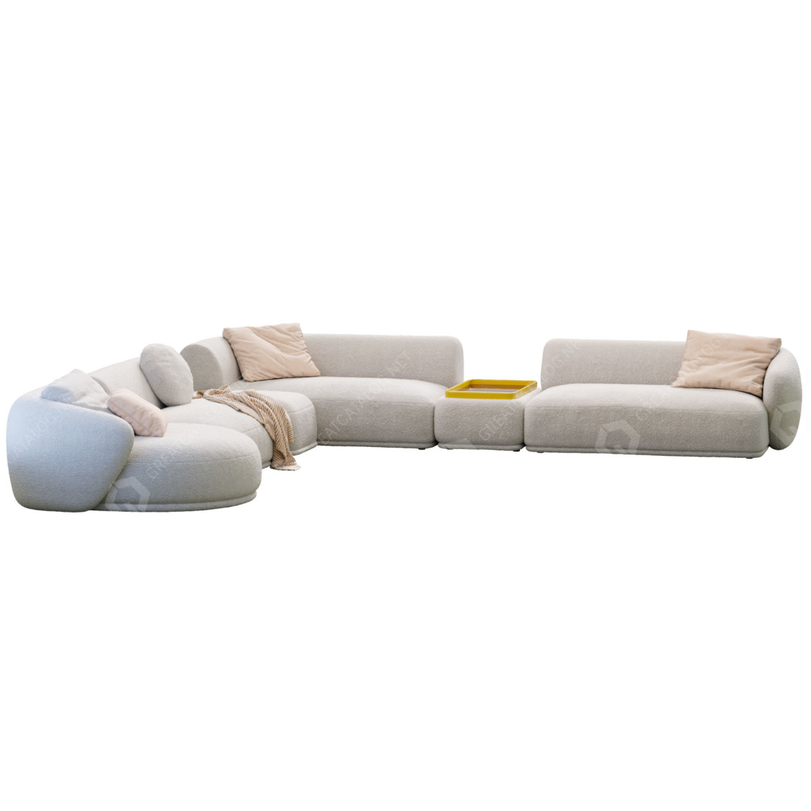 Sofa Meridiani Rene 3D model - GreatCatalog 22076