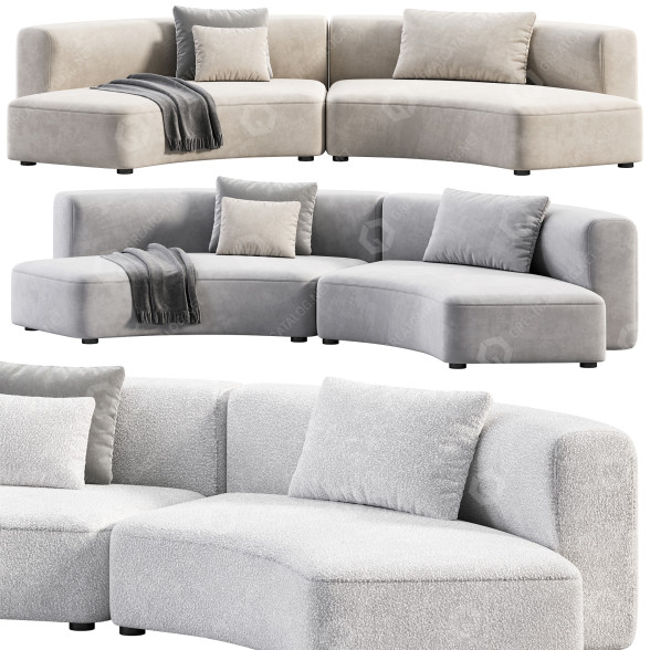 Sofa MDF Italia Cosy Curve 3D model - GreatCatalog 22101