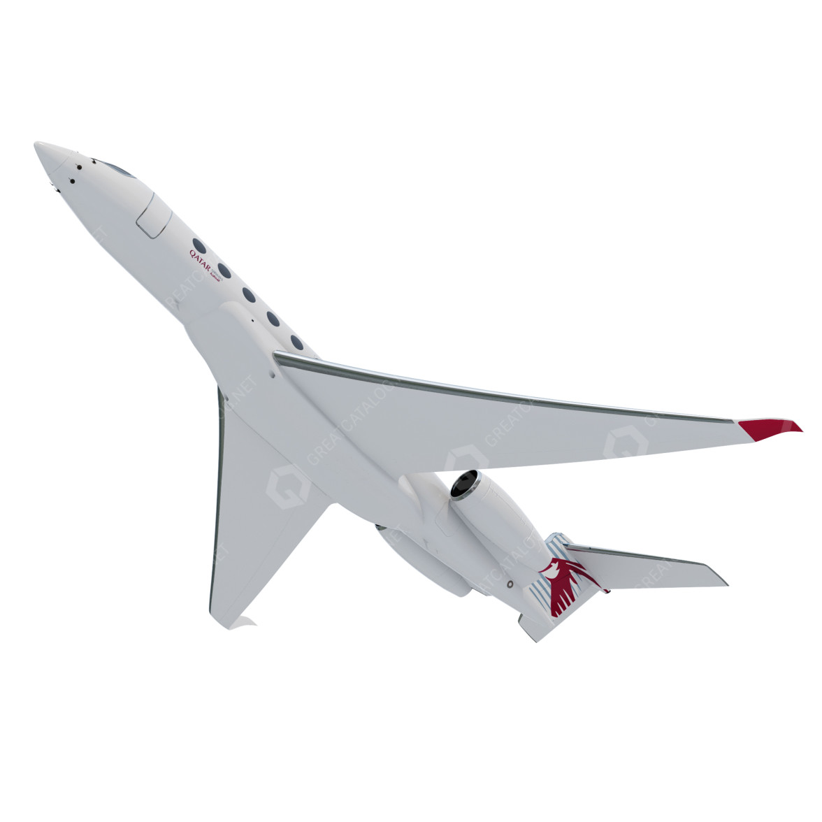 Airplane Gulfstream Aerospace Corporation G700 3D model - GreatCatalog ...