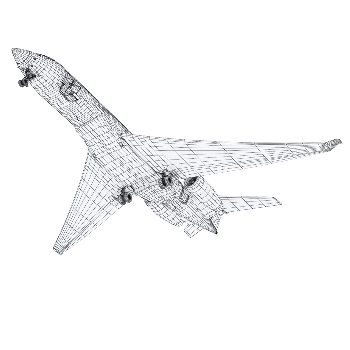 Airplane Gulfstream Aerospace Corporation G700 3D model #22172 ...