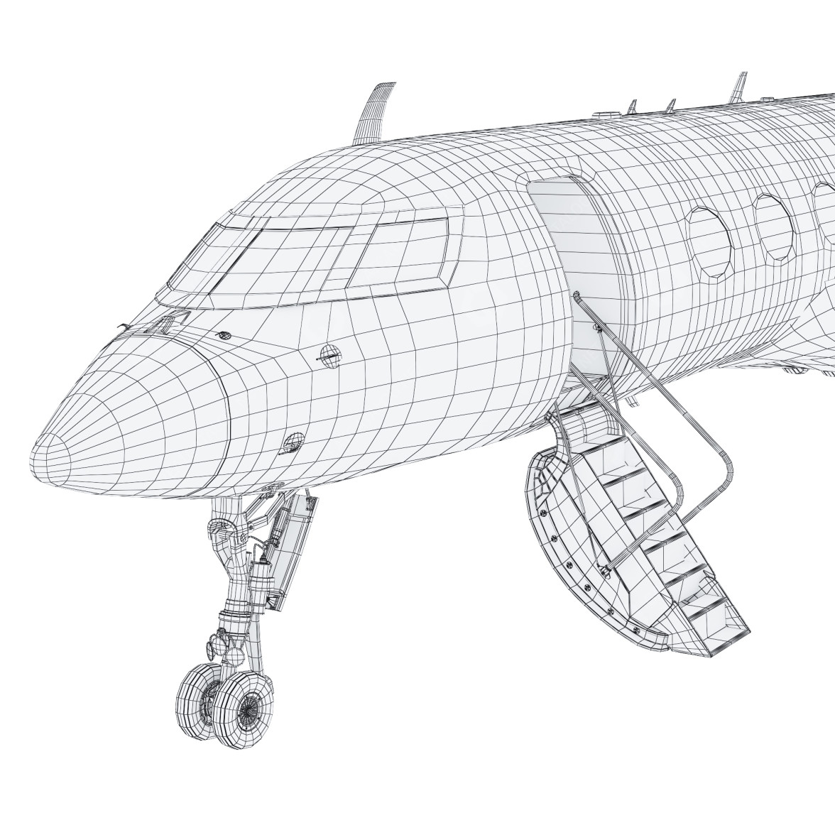 Airplane Gulfstream Aerospace Corporation G700 3D model - GreatCatalog ...