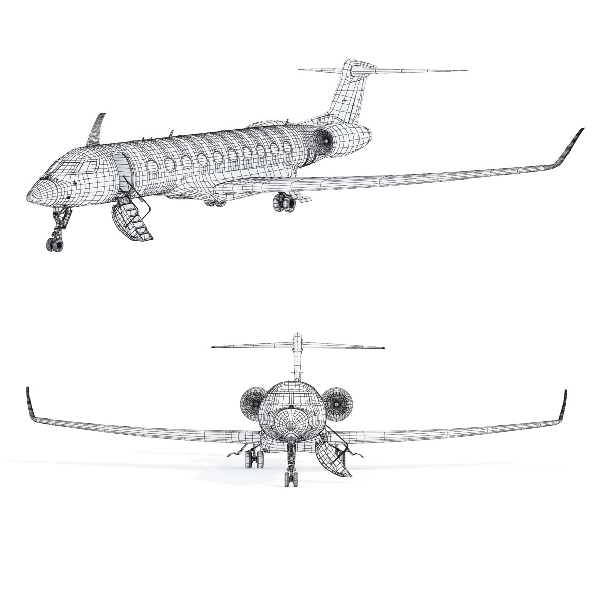 Airplane Gulfstream Aerospace Corporation G700 3D model - GreatCatalog ...