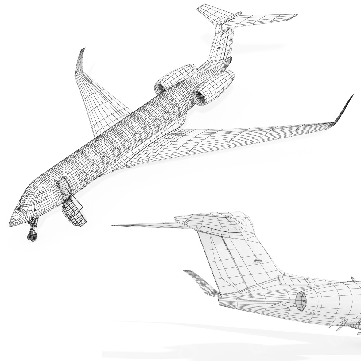 Airplane Gulfstream Aerospace Corporation G700 3D model - GreatCatalog ...