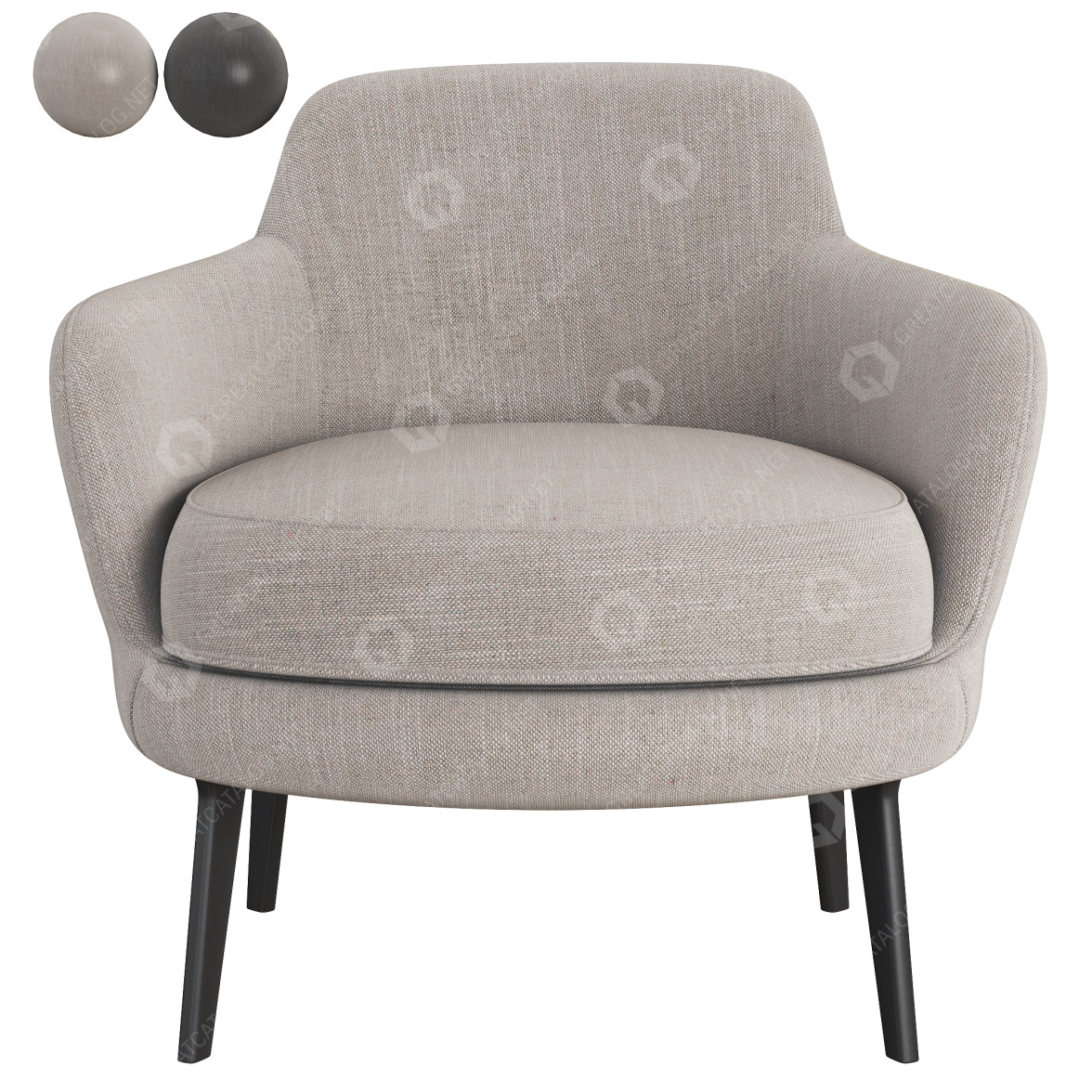 Armchair Normann Copenhagen Sum 3D model - GreatCatalog 22246