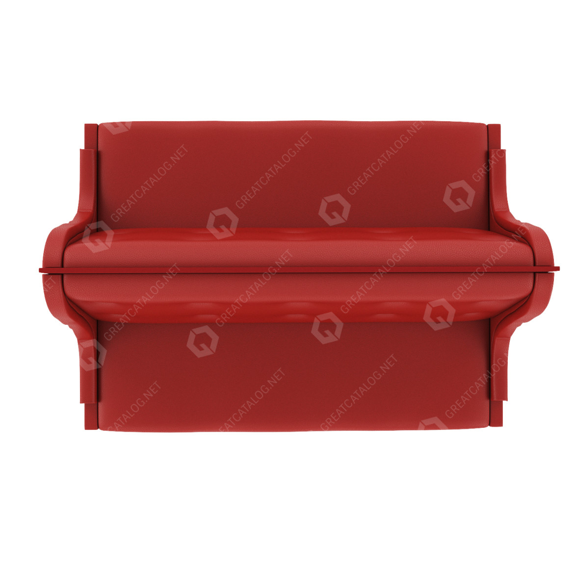 Bench For Cafe and Restaurant 3D model - GreatCatalog 22347